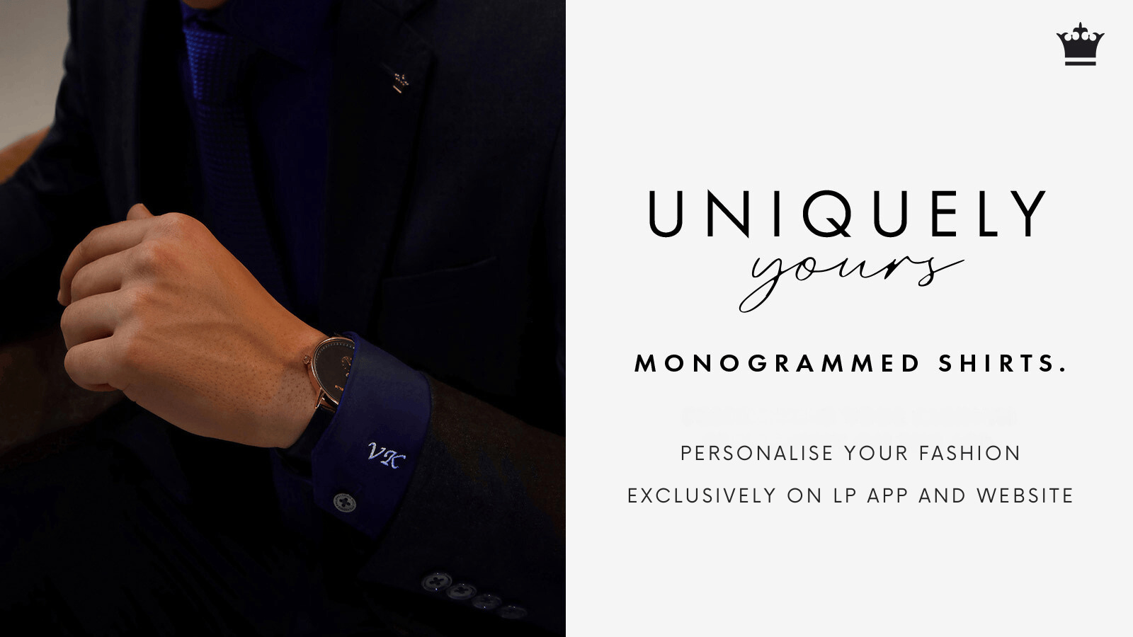Wear Your Name | Men's Monogrammed Clothing at Louis Philippe
