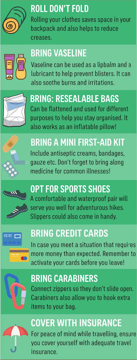 8 Travel Hacks For First Time Backpackers | AIA Singapore