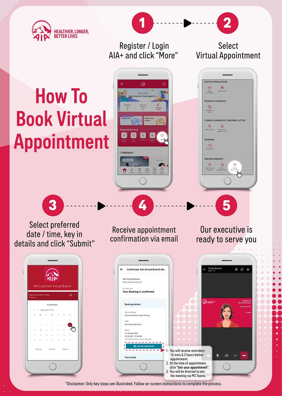AIA+ Guide: Virtual Branch | AIA Malaysia