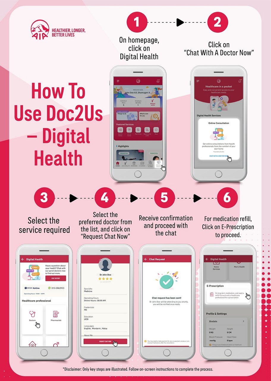 AIA+ Guide: Digital Health | AIA Malaysia