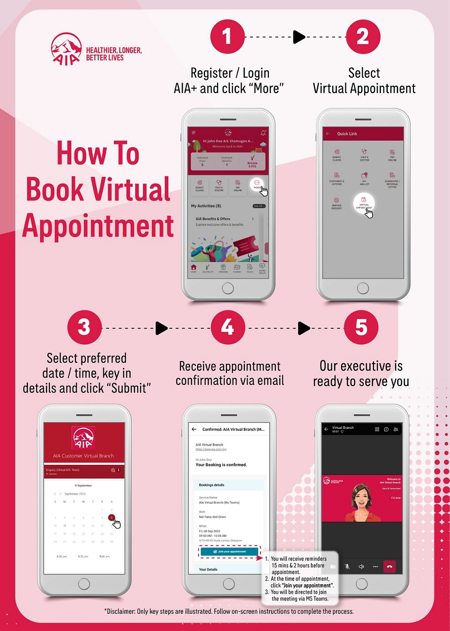 AIA Virtual Branch | AIA+ Guide | AIA Malaysia