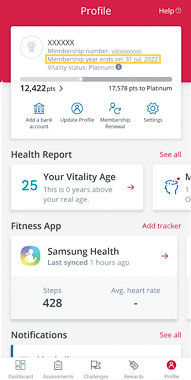 Vitality points and status | AIA Vitality