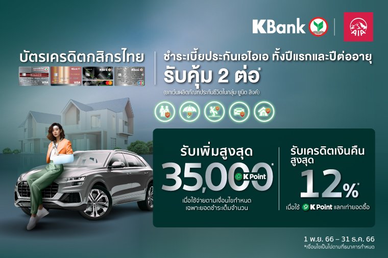 บัตรเครดิต กสิกรไทย | AIA TH