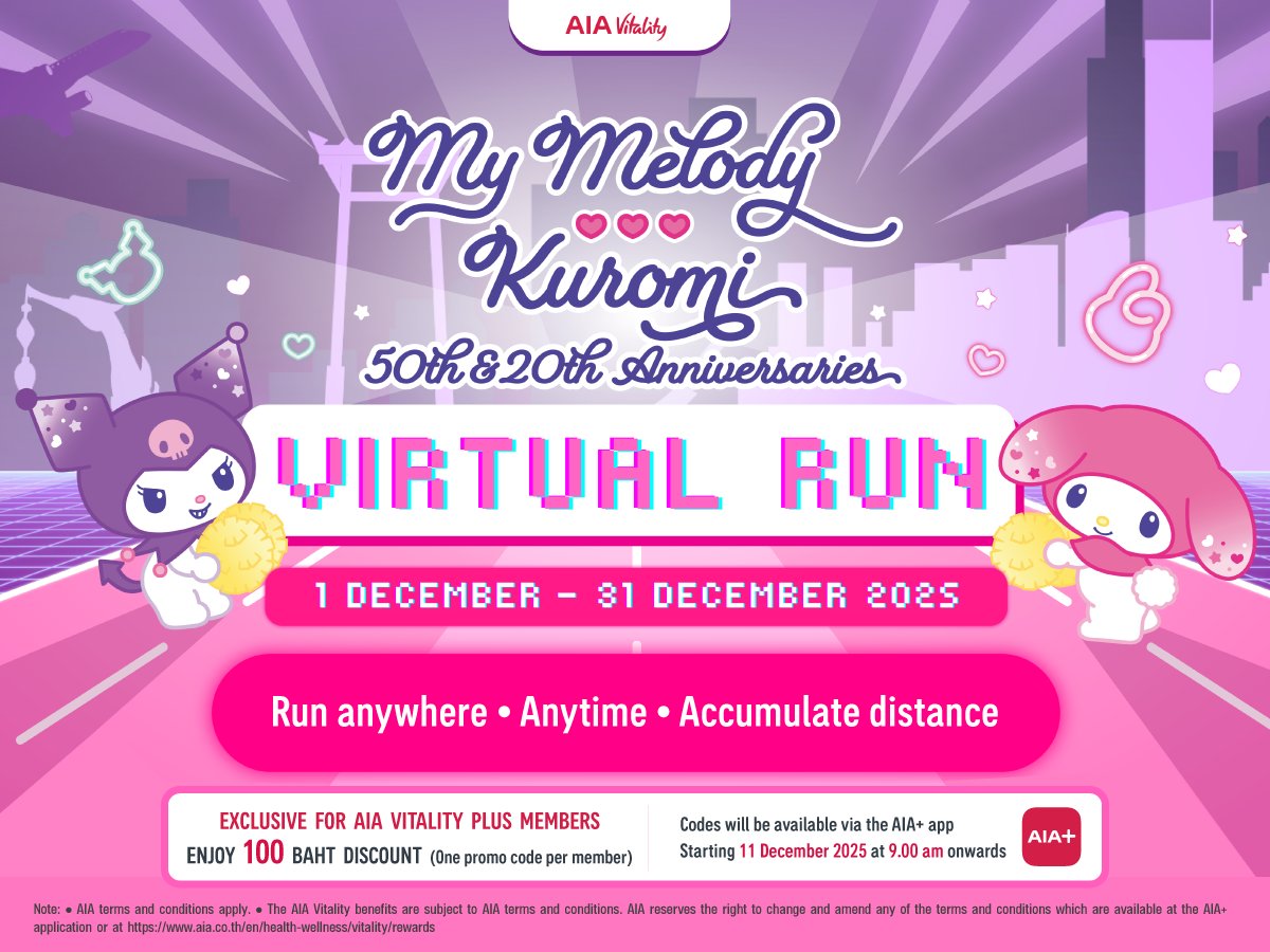 Registration Now Open! The cutest Virtual Run of the year: My Melody ...