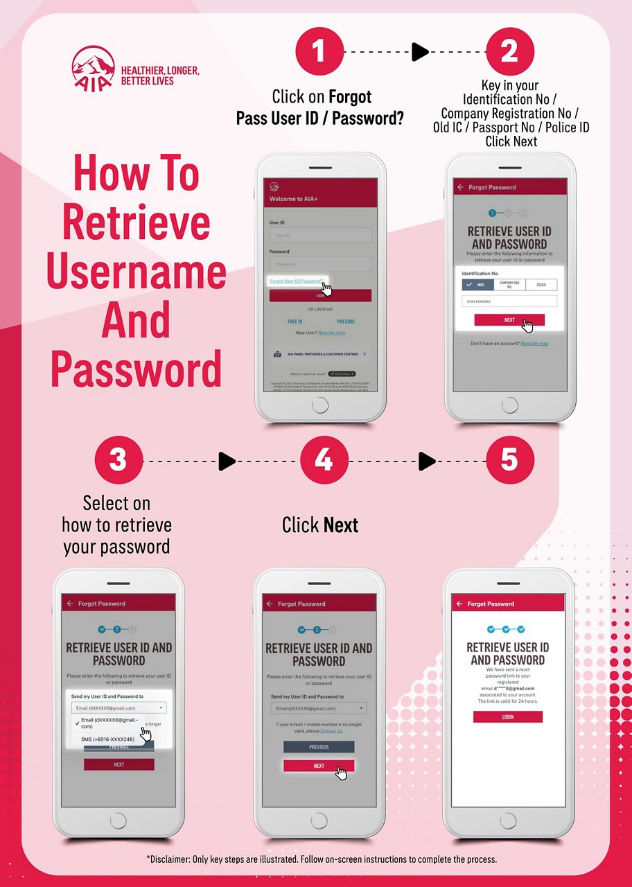 AIA+ Guide: Registration Log In | AIA Malaysia