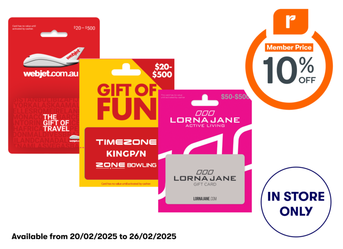 Gift Cards | BIG W