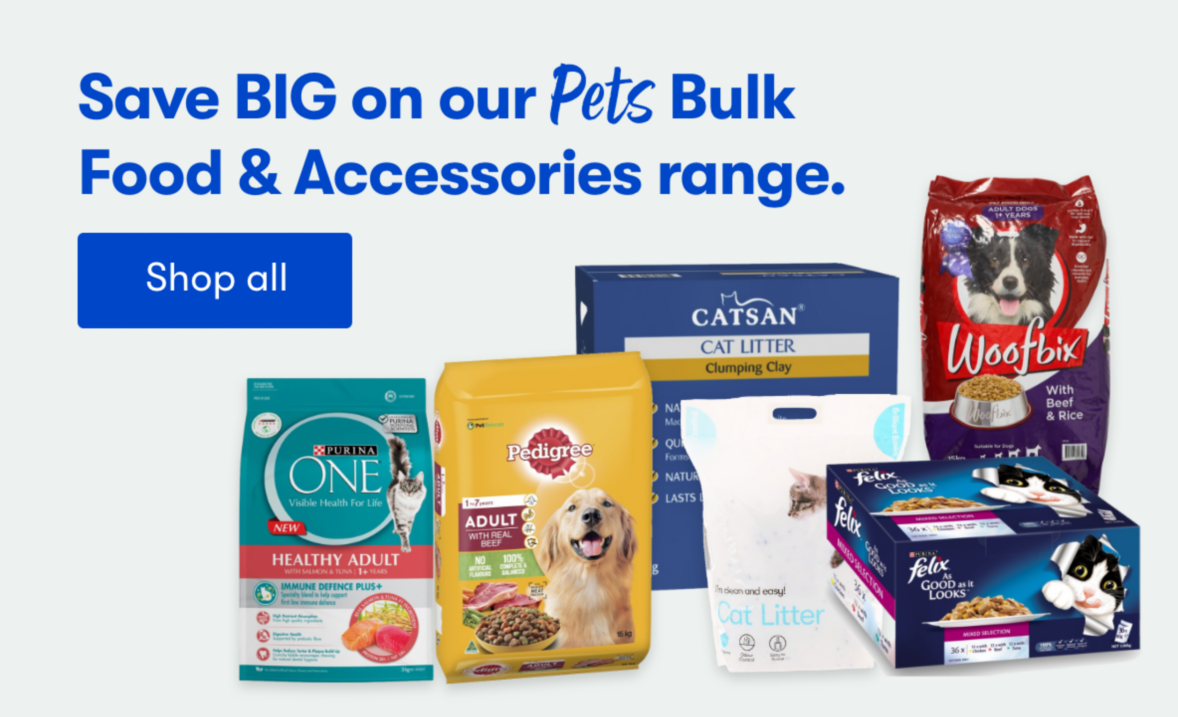 Pet Food, Care & Accessories | BIG W