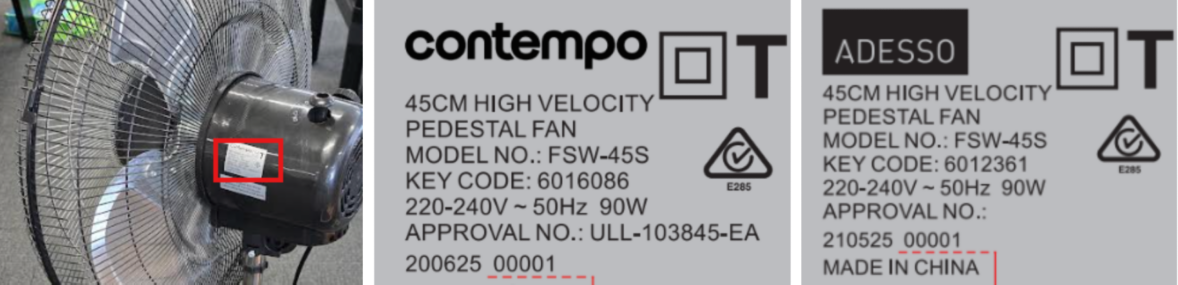 Contempo 45cm Fan Recall FAQ | BIG W
