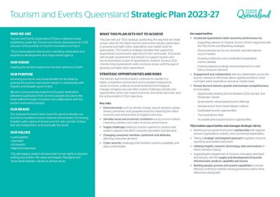 Strategic plans | Tourism and Events Queensland