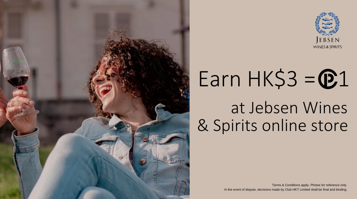 Jebsen Wines and Spirits - Earn Clubpoints