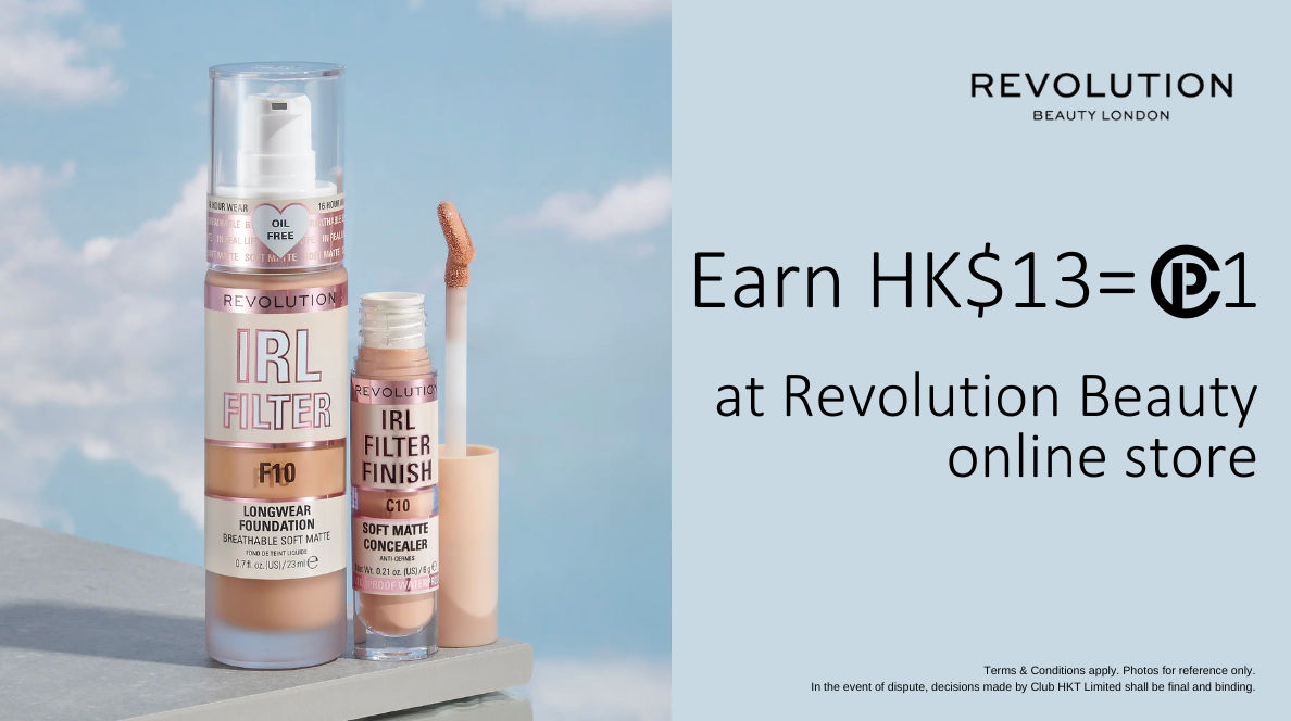 Revolution Beauty - Earn Clubpoints