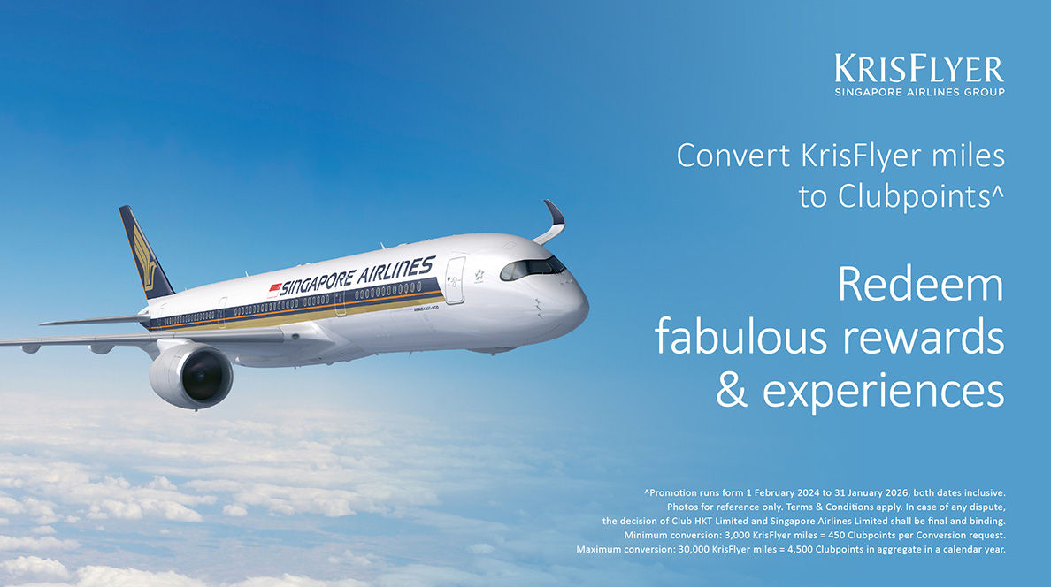 Convert KrisFlyer Miles to Clubpoints