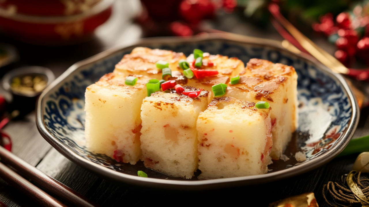 Turnip Cake (Lo Bak Go) Receipe | Homemade Chinese traditional radish ...