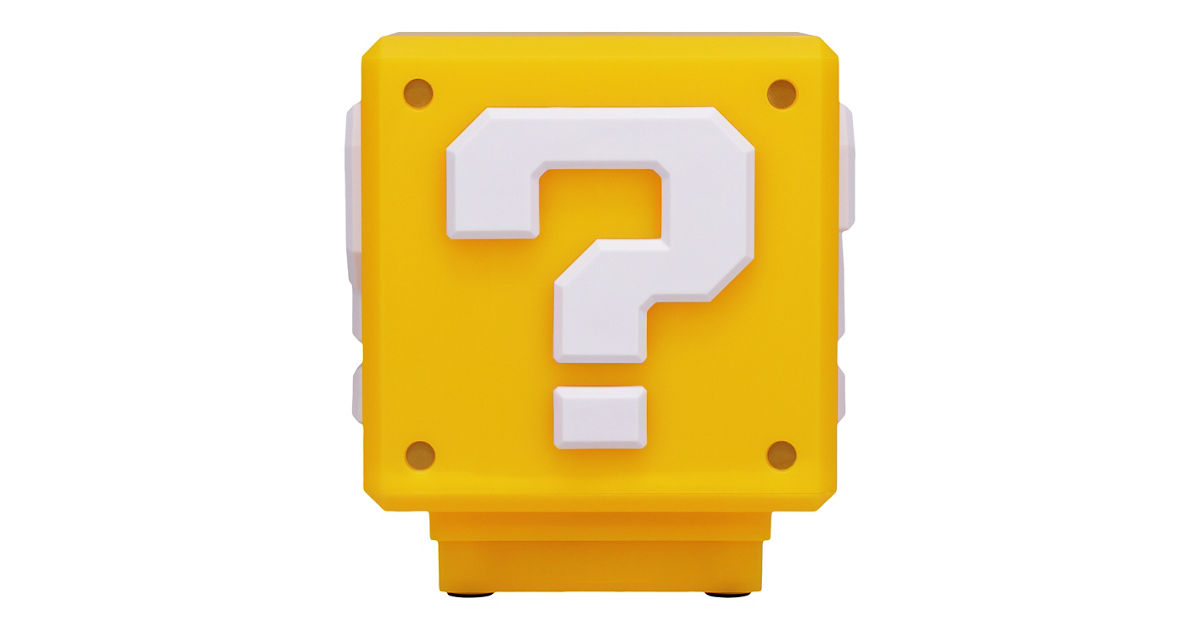 TRAVELMALL NINTENDO MINI SOUND LAMP QUESTION BLOCK SUPER MAR | KRISSHOP ...