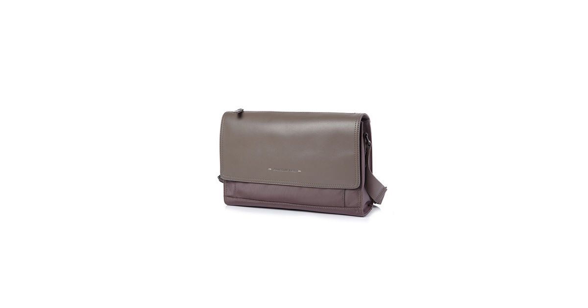 SAMSONITE RED CARMONT MESSENGER BAG (BROWN) | KRISSHOP - SINGAPORE AIRLINES