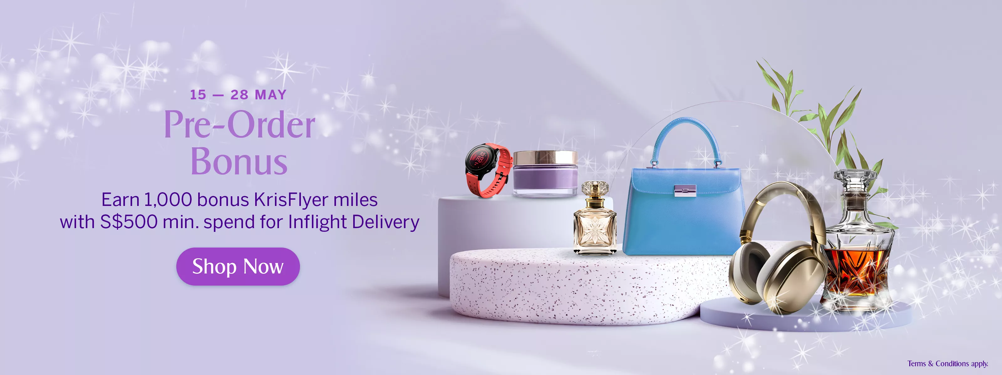 KrisShop Pre-Flight Exclusive: Pre-Order For In-Flight Delivery