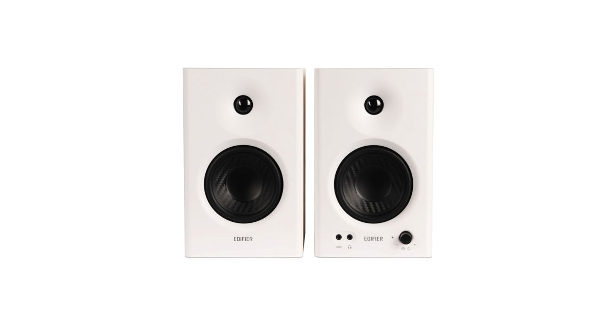 EDIFIER MR4 POWERED STUDIO MONITOR SPEAKERS 42W WHITE | KRISSHOP ...