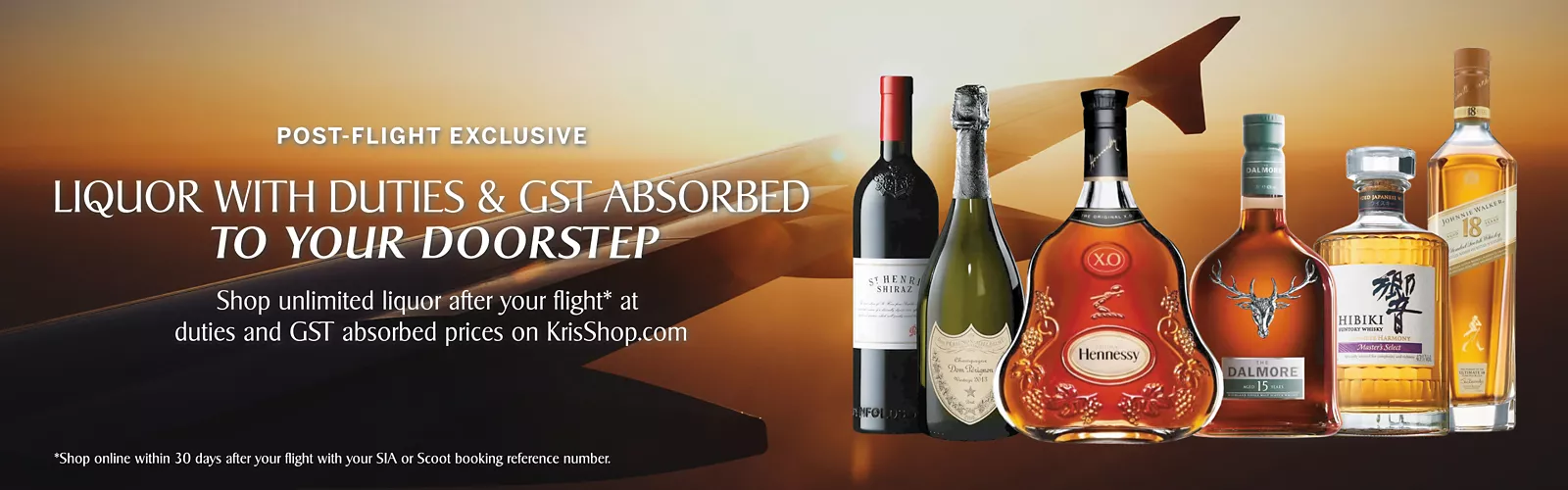 KrisShop's Post Travel Duty-paid Liquor Bundle