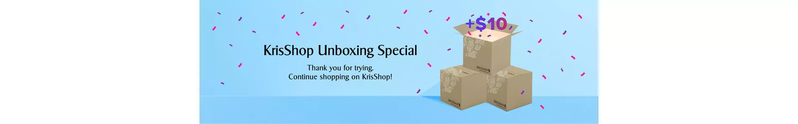 KrisShop Unboxing Special - Thank You