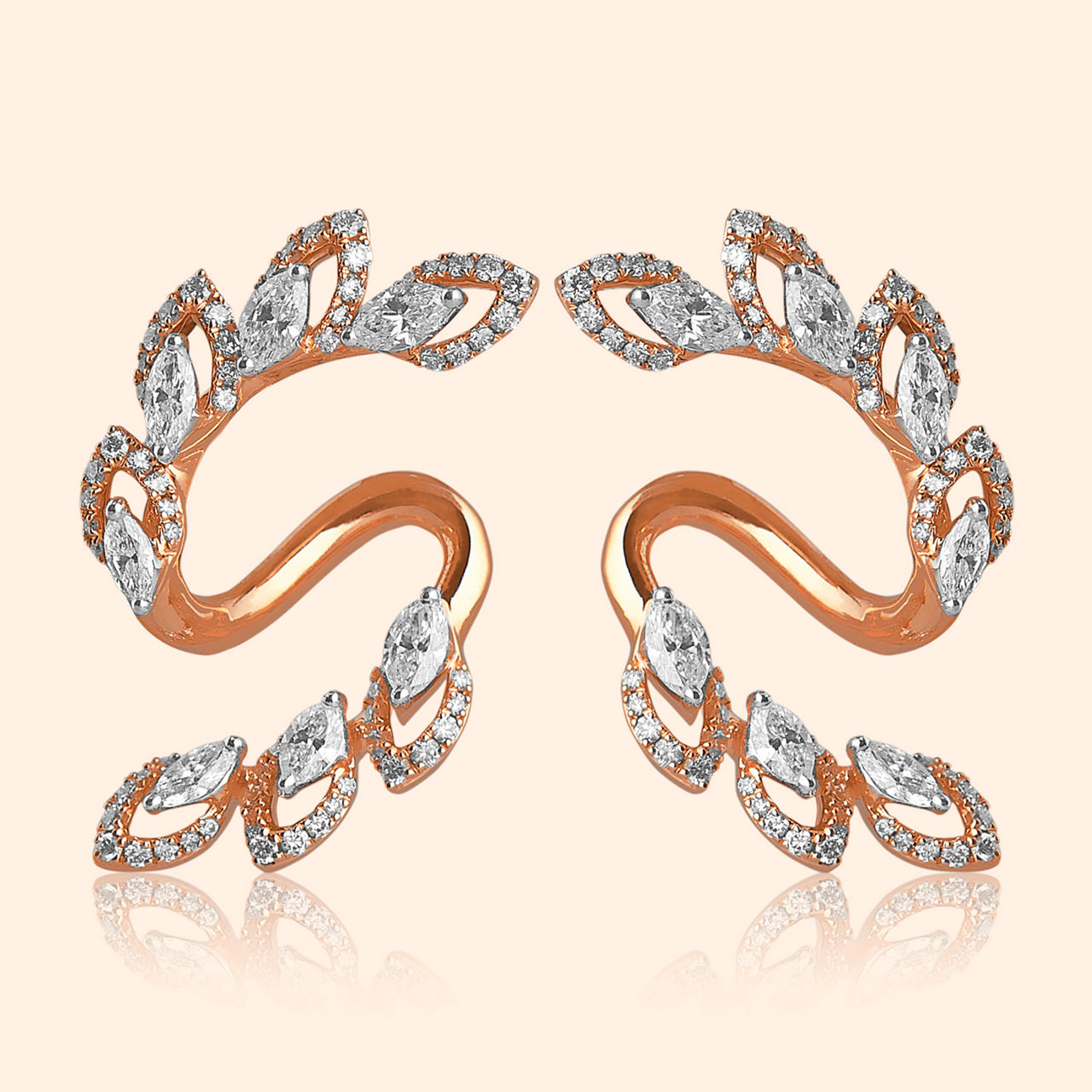 Discover Nyra Diamond Studs | Indriya