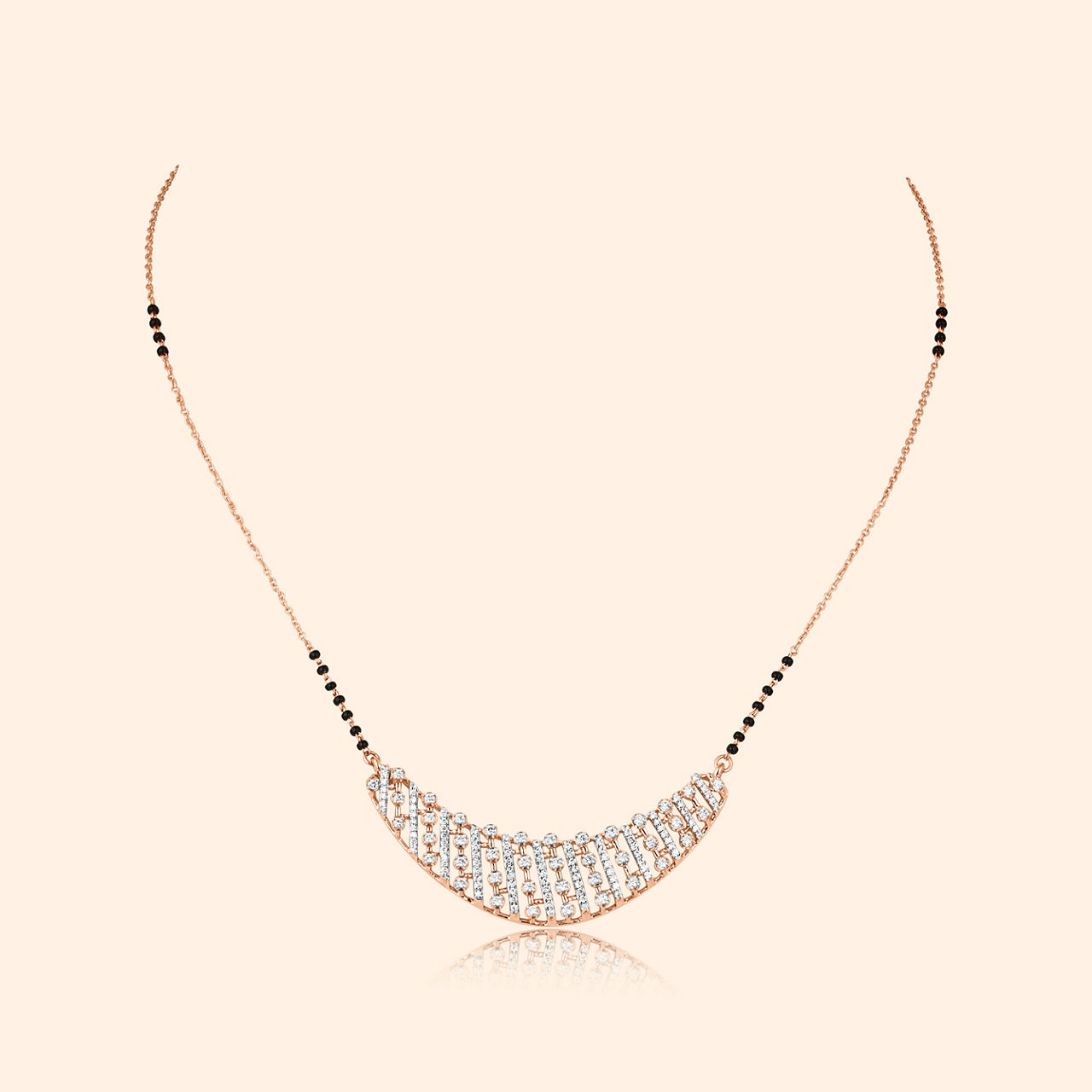 Celestial Arc Diamond Mangalsutra By Indriya - Aditya Birla Jewellery