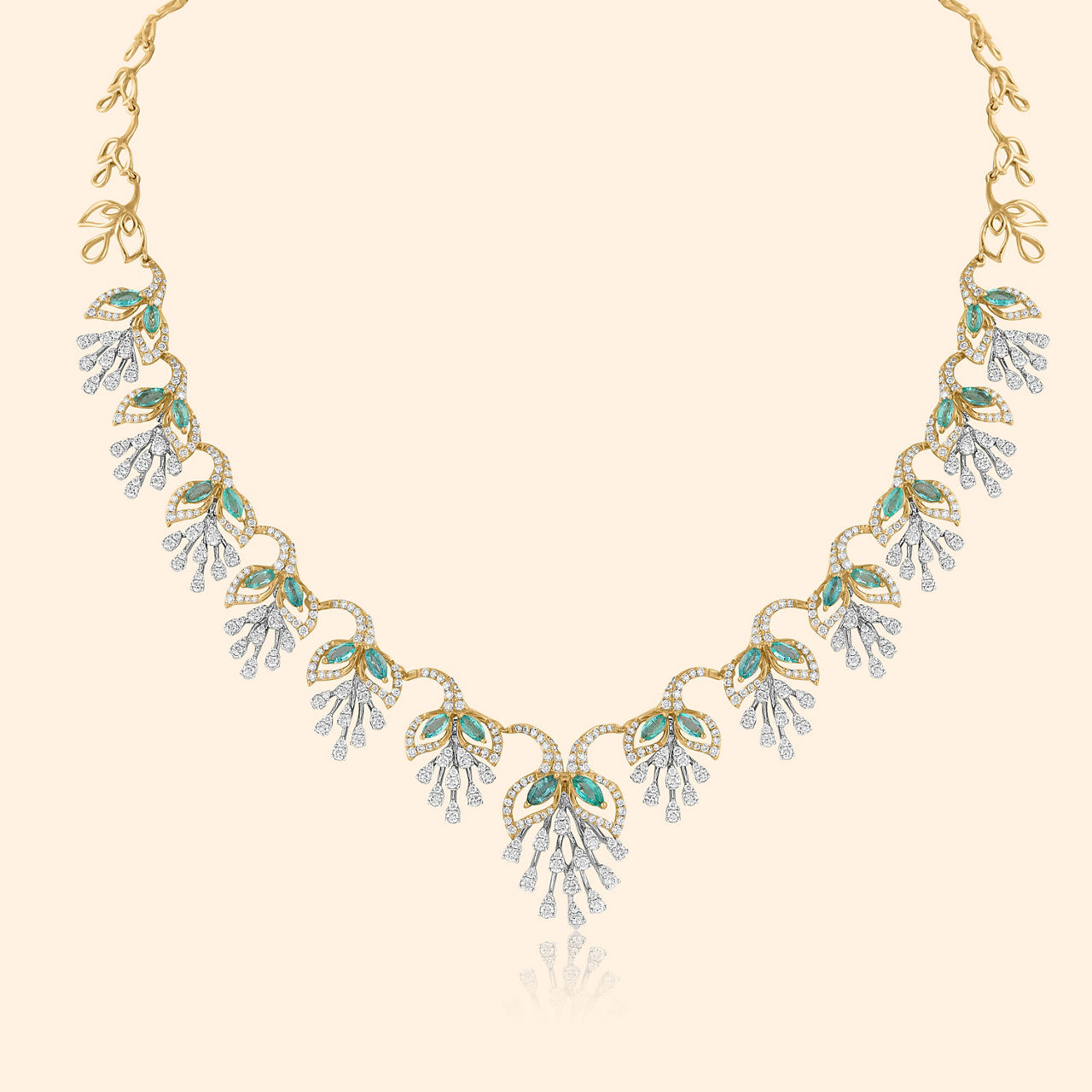 Maya Diamond Neckwear By Indriya - Aditya Birla Jewellery