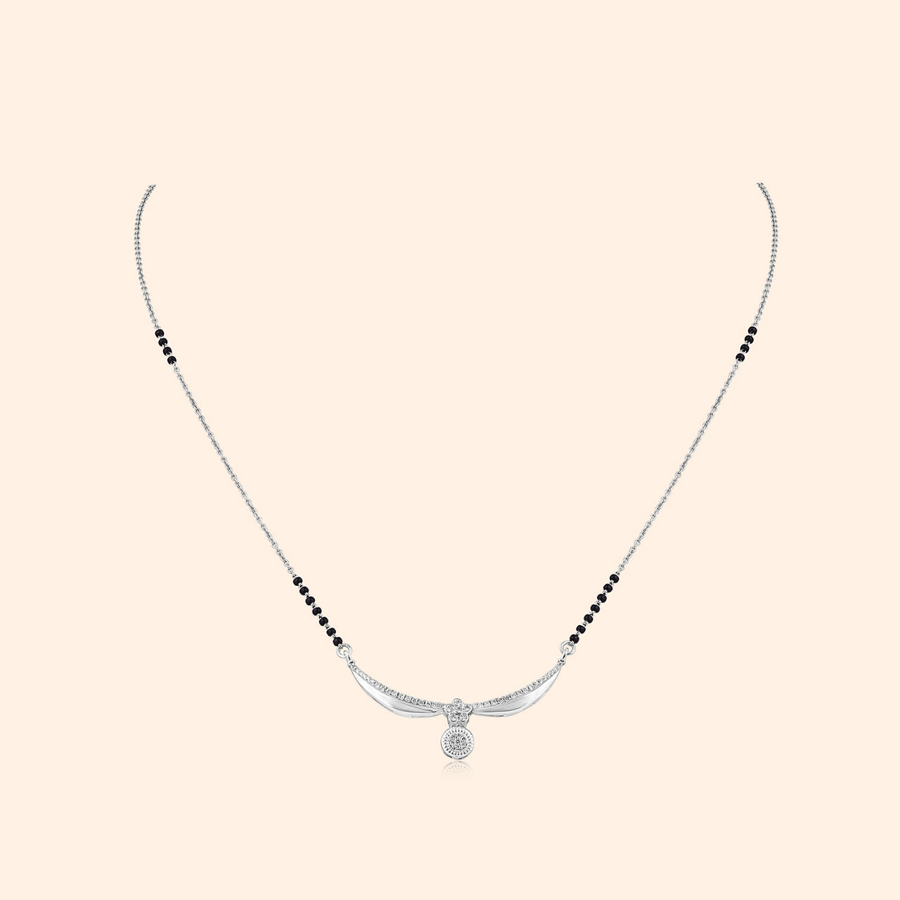 Soryn Diamond Mangalsutra By Indriya - Aditya Birla Jewellery