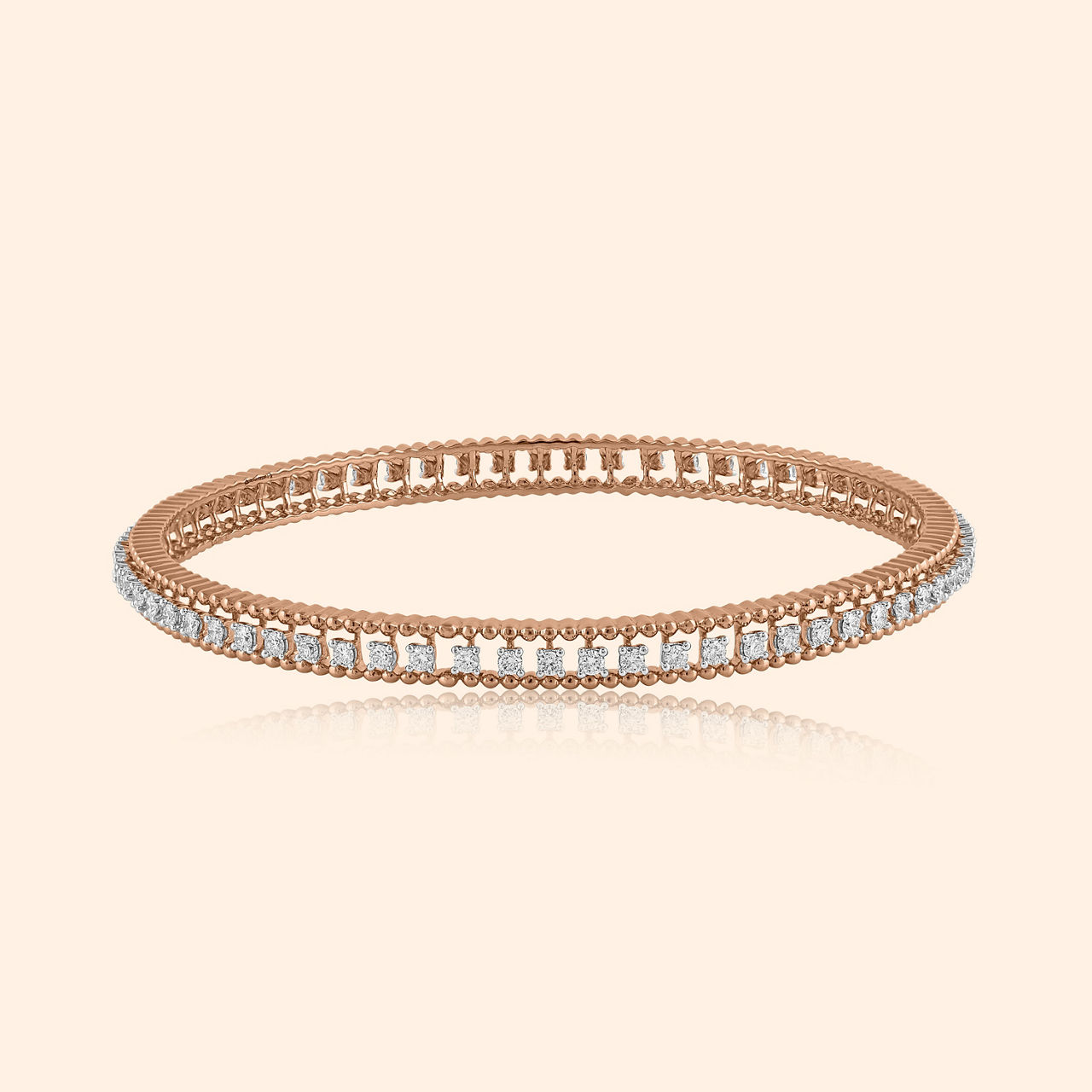 Zara Diamond Bangle Set By Indriya - Aditya Birla Jewellery