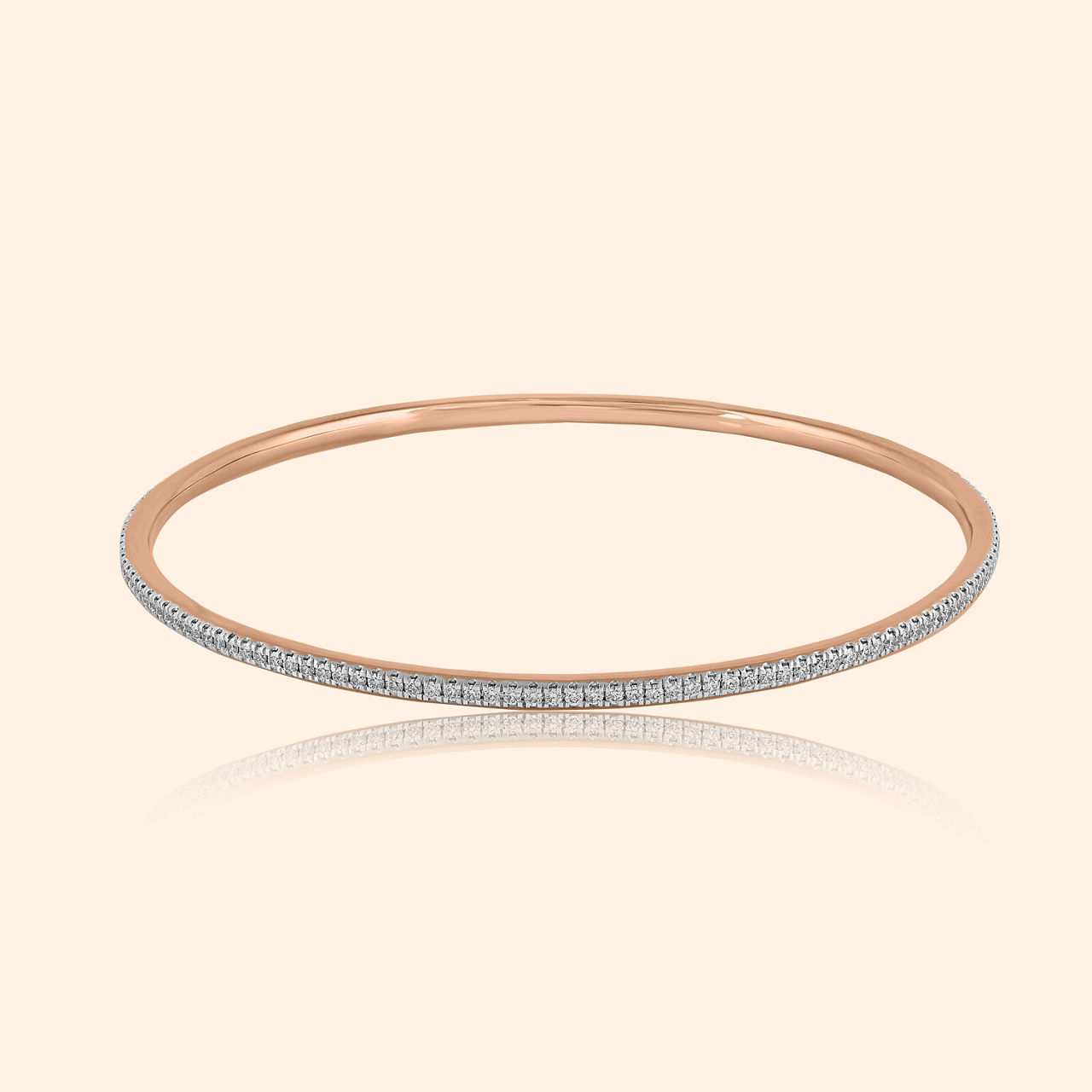 Amelia Diamond Bangle By Indriya - Aditya Birla Jewellery