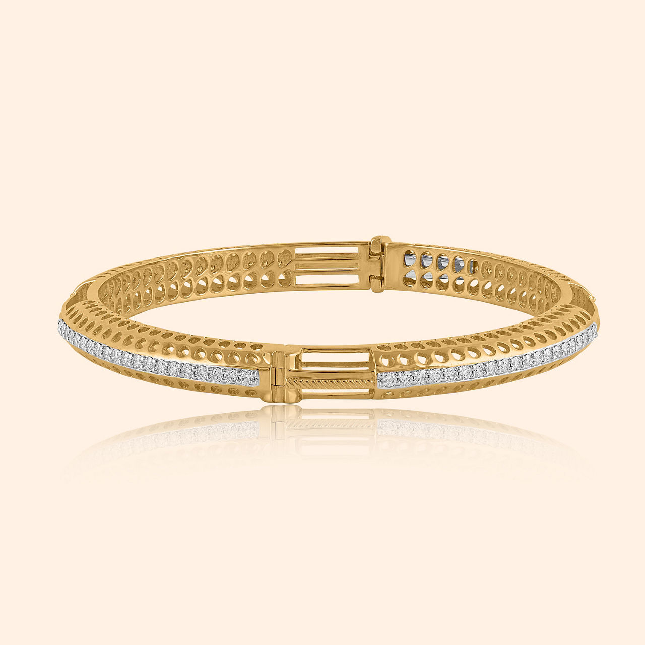 Sonal Pari Diamond Bangle By Indriya - Aditya Birla Jewellery