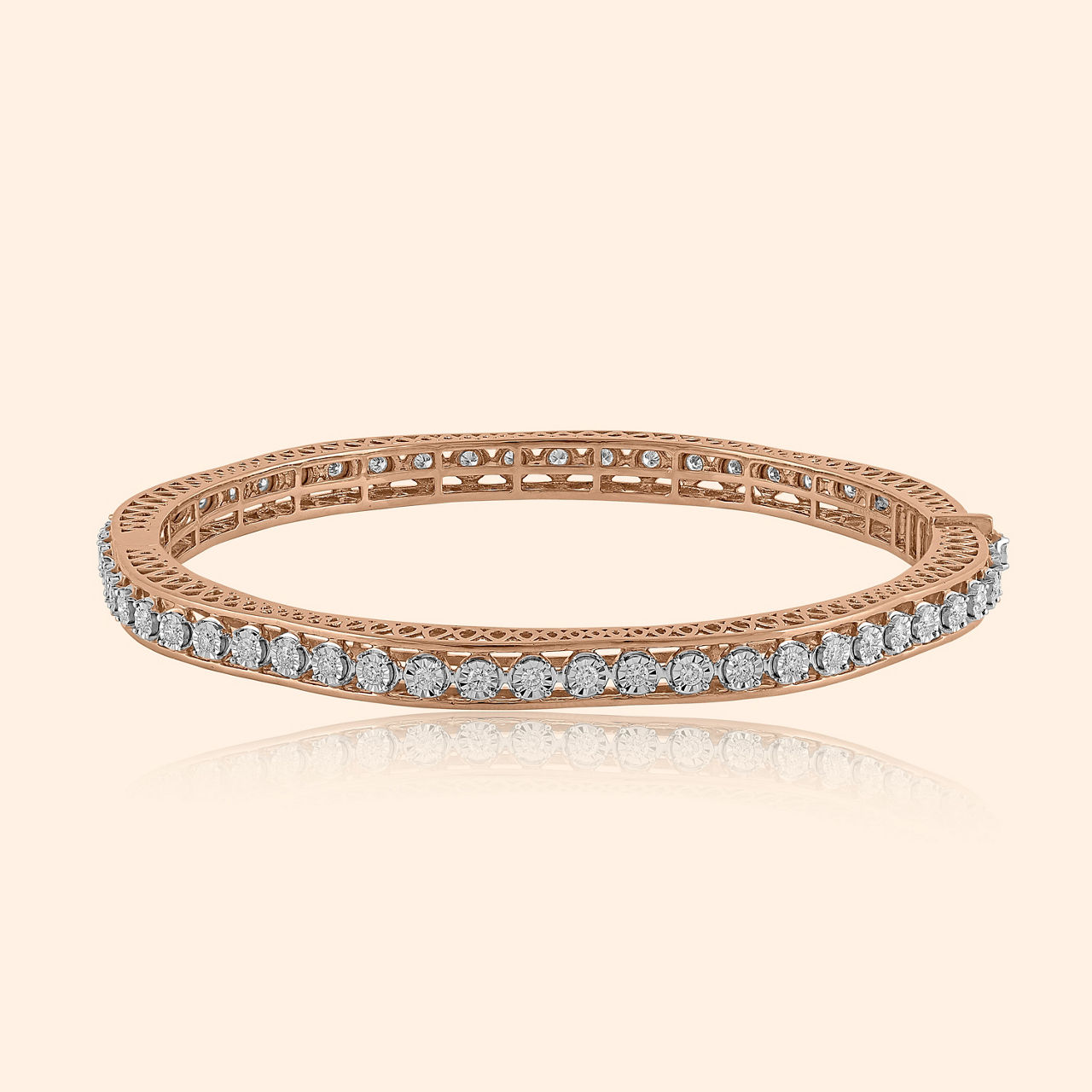 Phoebe Diamond Bangle By Indriya - Aditya Birla Jewellery