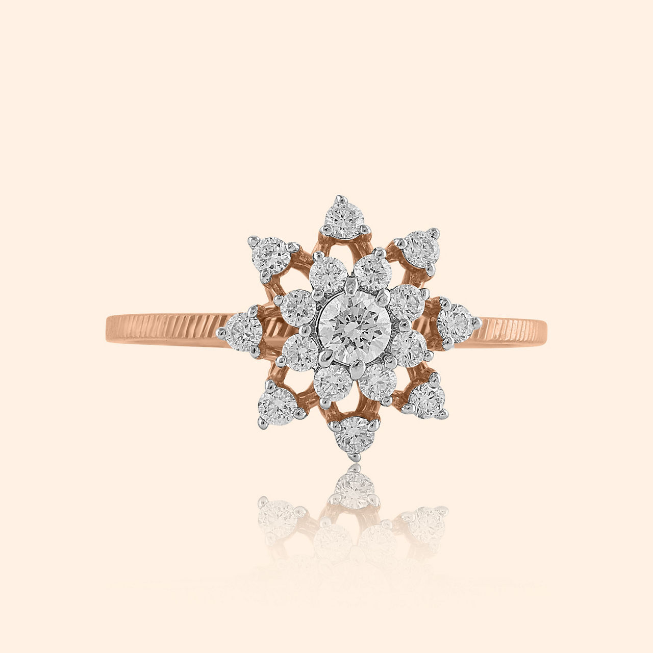Chitra Diamond Ring By Indriya - Aditya Birla Jewellery