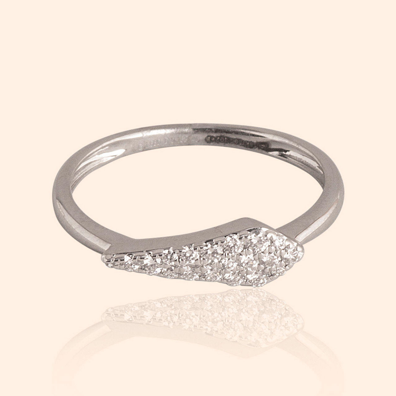 Diamond Dash Ring By Indriya - Aditya Birla Jewellery