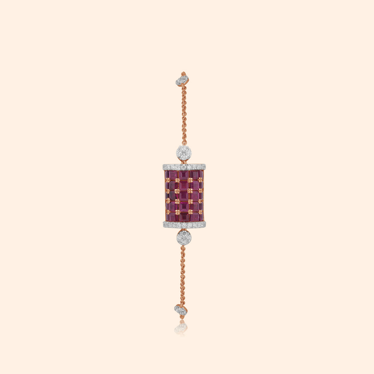 Blush Aurora Diamond Bracelet By Indriya - Aditya Birla Jewellery