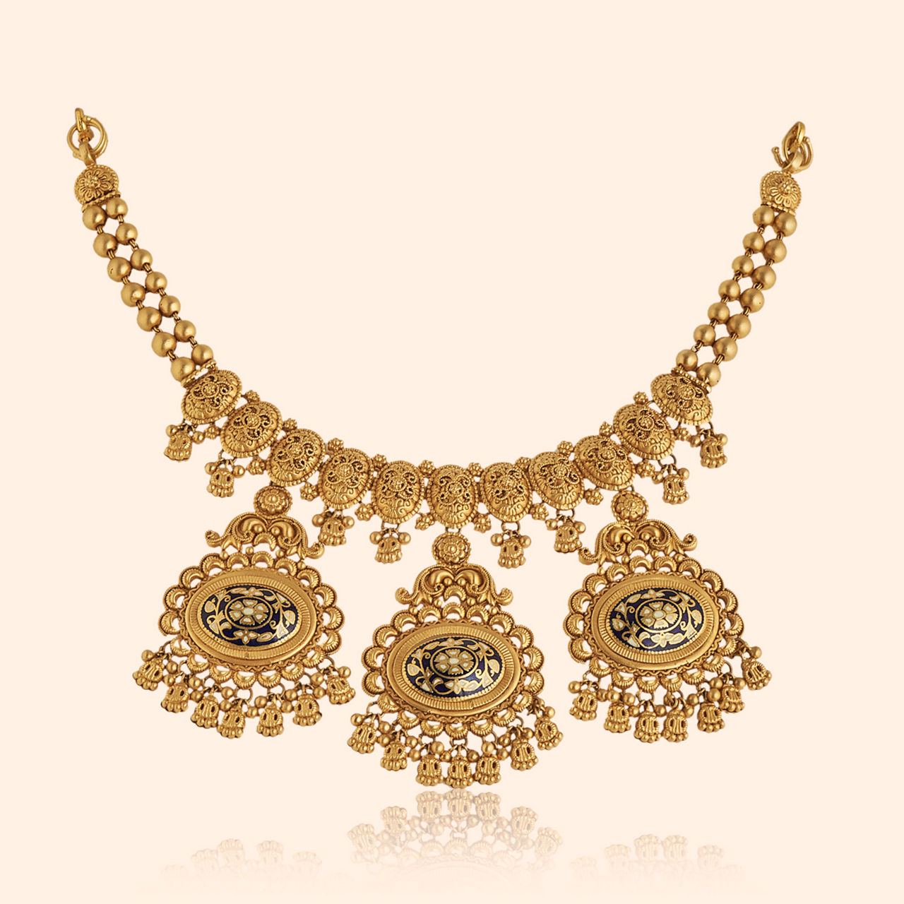 Trisha Gold Necklace By Indriya - Aditya Birla Jewellery