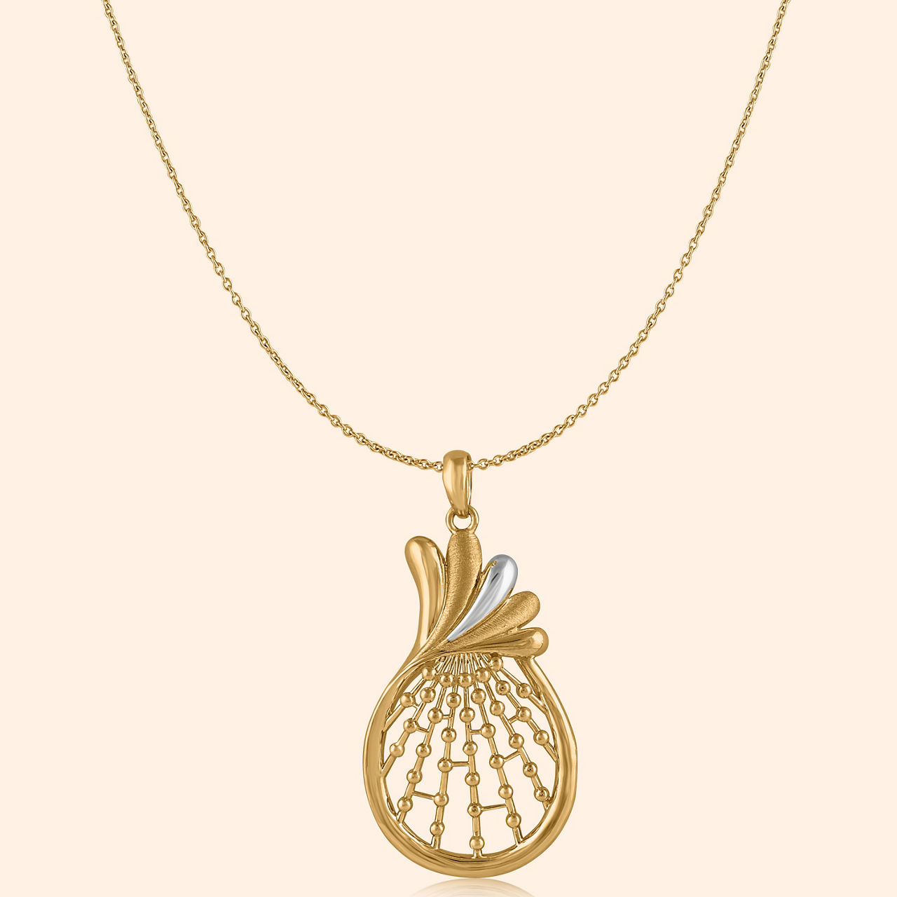 Sama Gold Pendant By Indriya - Aditya Birla Jewellery