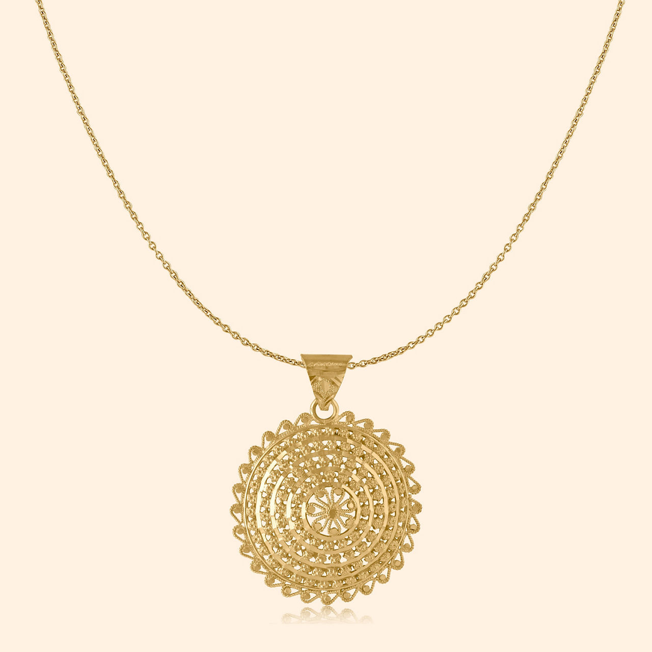 Taranga Mandala Gold Pendant By Indriya - Aditya Birla Jewellery