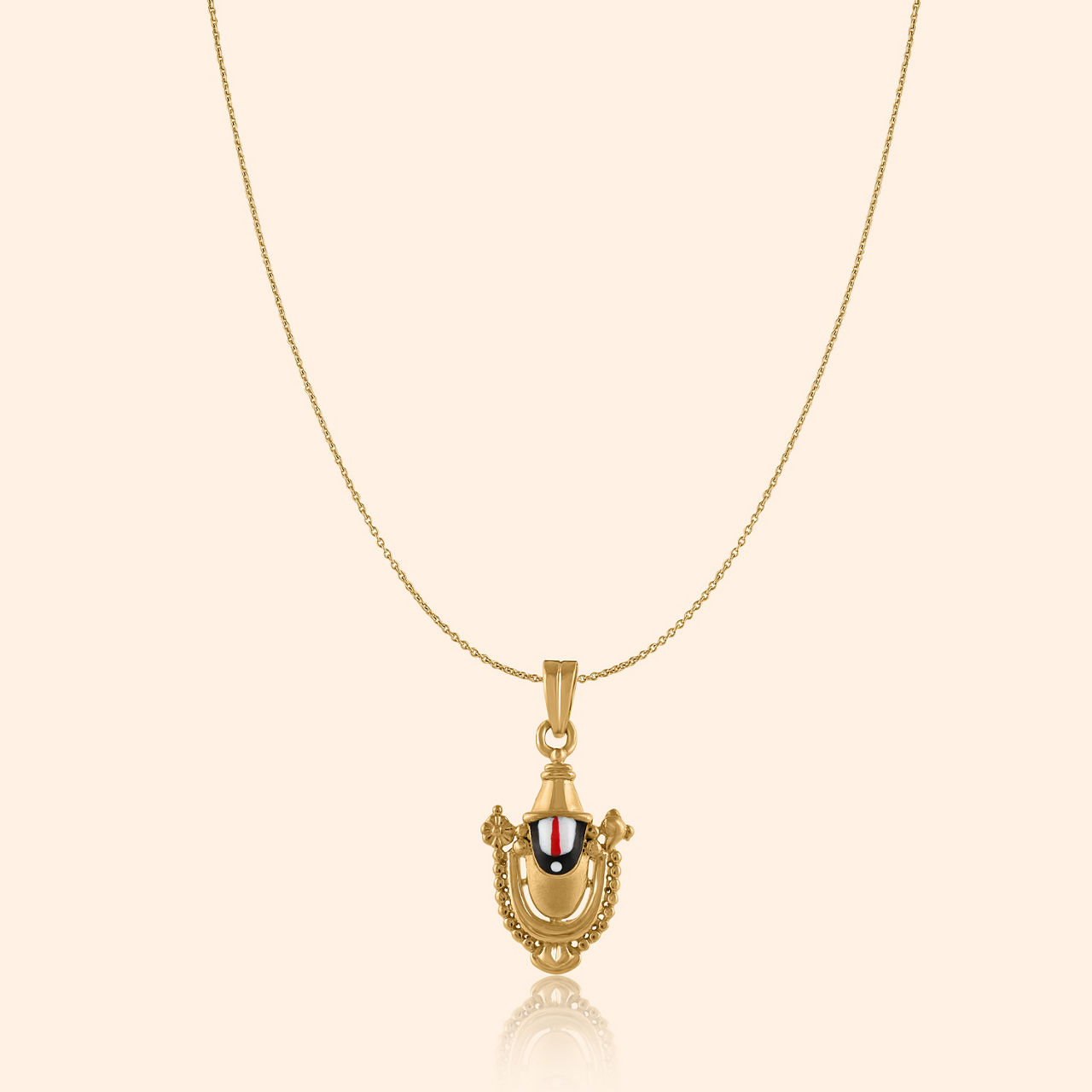 Balaji Gold Pendant By Indriya - Aditya Birla Jewellery