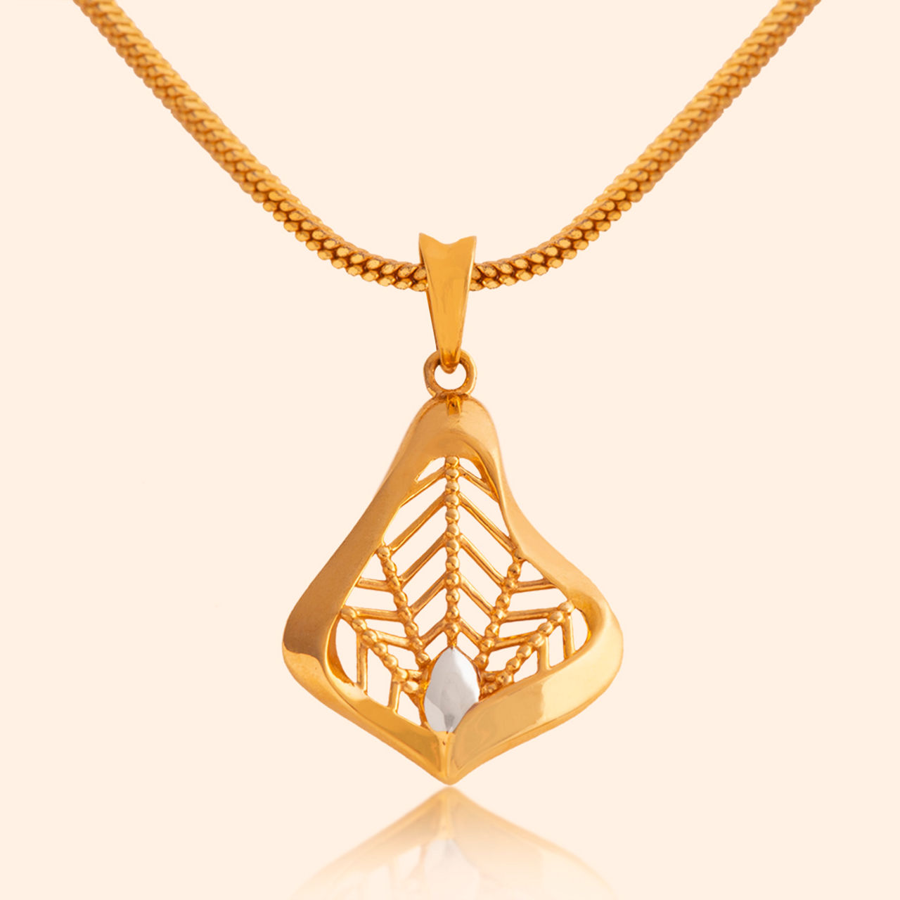 Web of Fate Gold Pendant By Indriya - Aditya Birla Jewellery