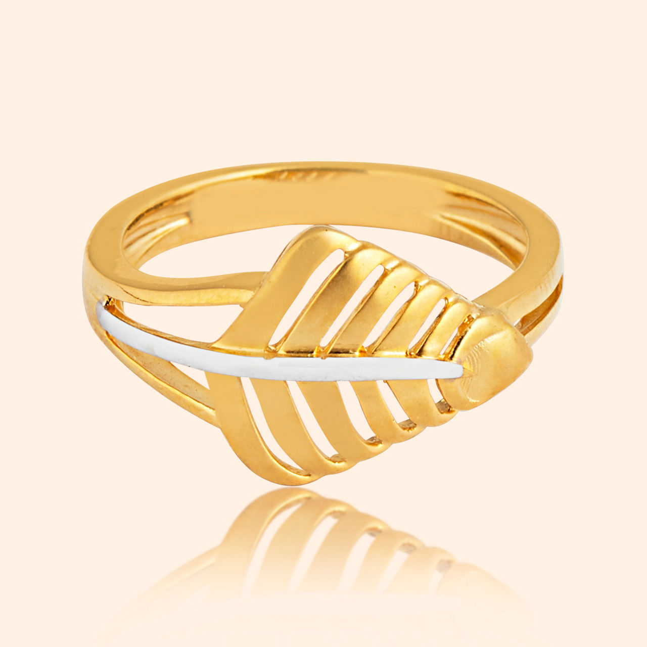 Lamina Gold Ring By Indriya - Aditya Birla Jewellery