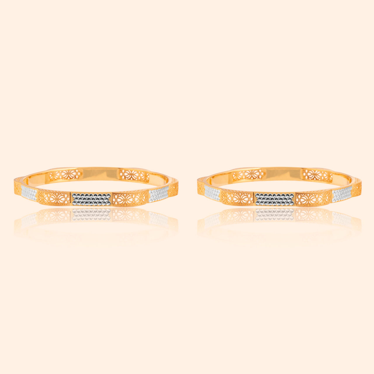 Discover Ira Gold Bangles | Indriya
