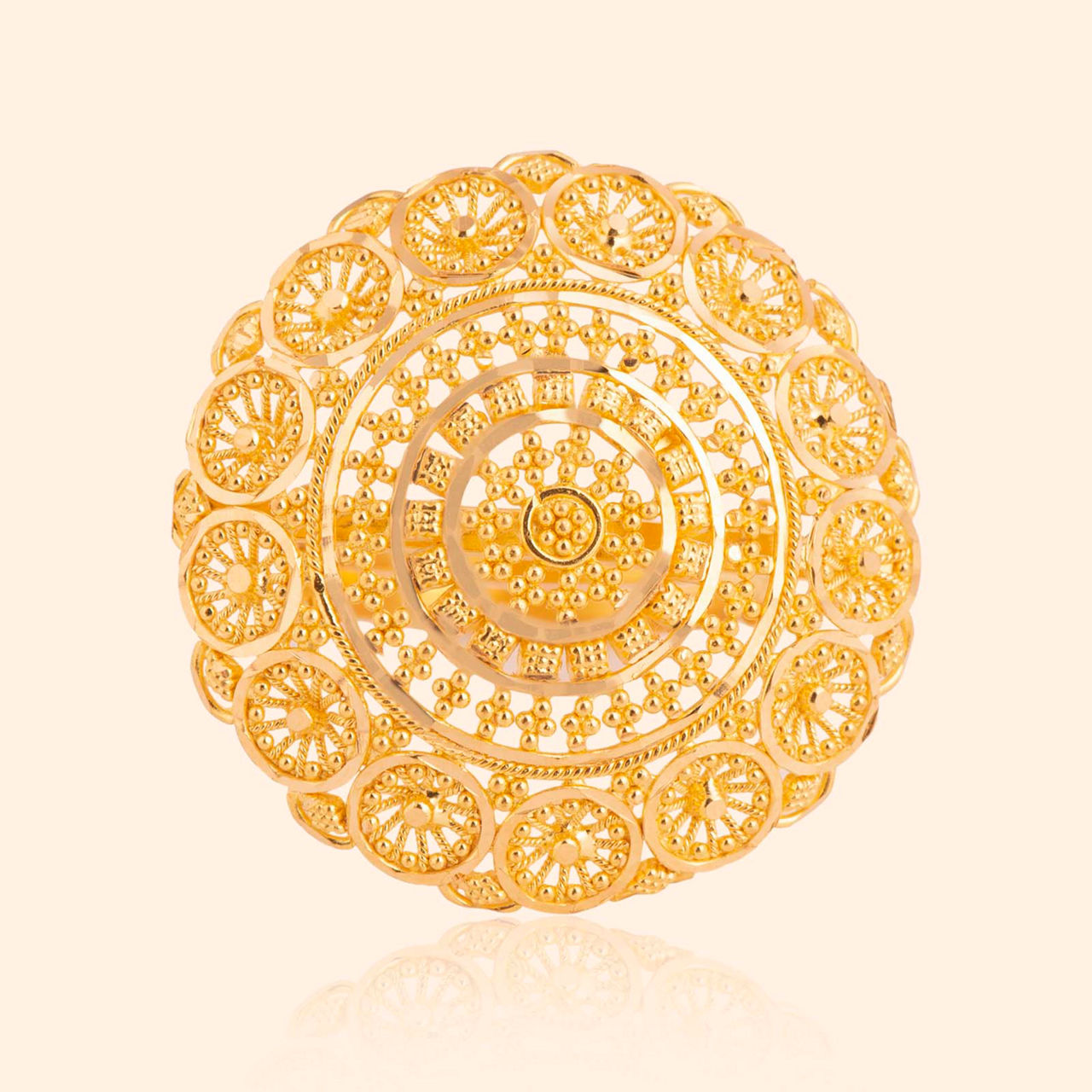 Vishvaja Gold Ring By Indriya - Aditya Birla Jewellery