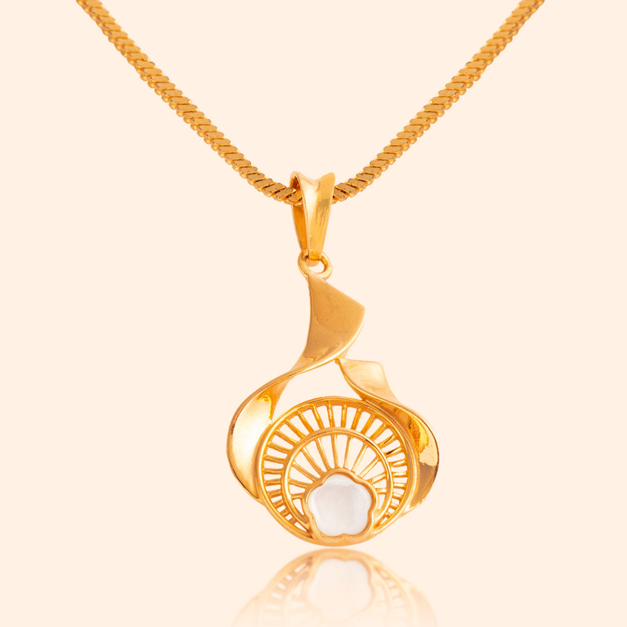 Abhra Gold Pendant By Indriya - Aditya Birla Jewellery