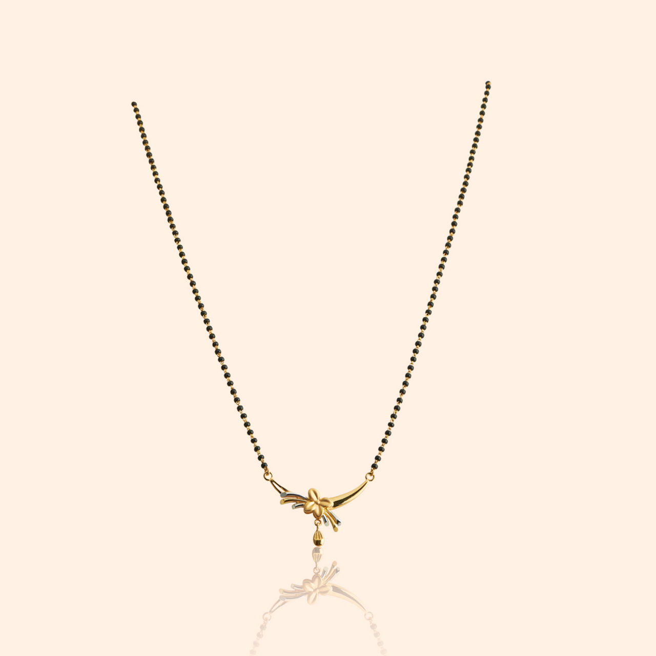 Anumeha Gold Modern Mangalsutra By Indriya - Aditya Birla Jewellery