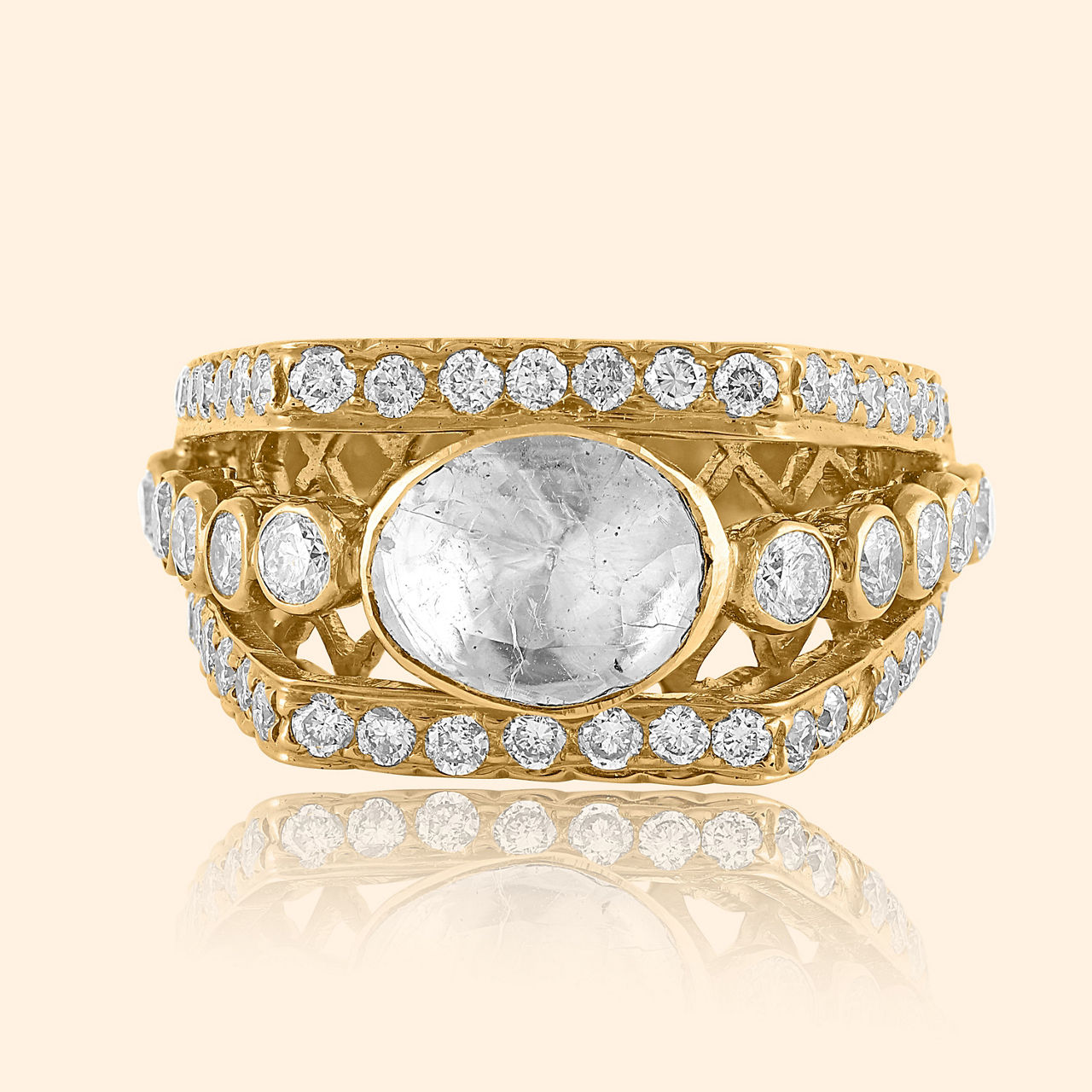 Rani Polki Ring By Indriya - Aditya Birla Jewellery