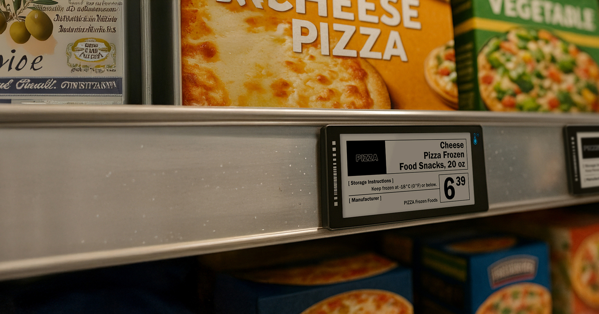 Newton Pro Freezer - Professional Electronic Shelf Label | SOLUM